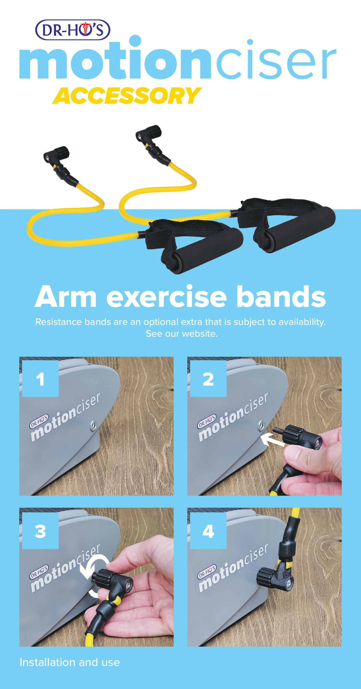 Exercise Bands (for MotionCiser) – DR-HO'S